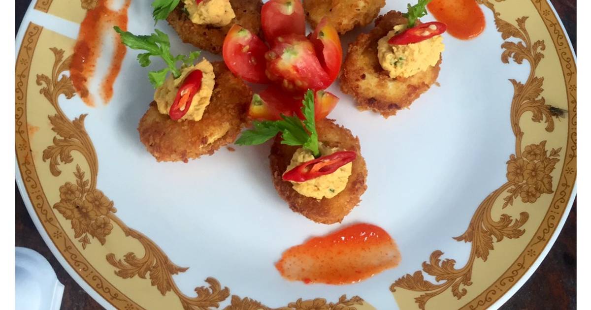 Resep Creamy fried egg / telur goreng krim🥚💛 oleh Rns_Mg - Cookpad