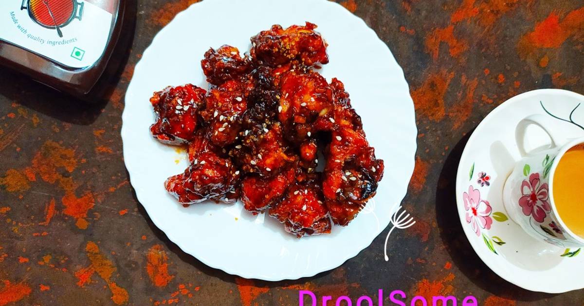 Saucy fried barbecue chicken Recipe by Vaish Foodie Love - Cookpad