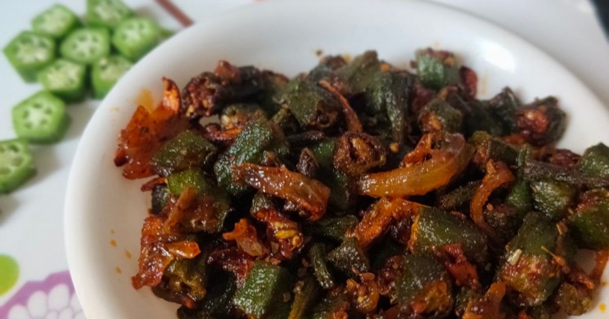 Mexican Bhindi Fry Recipe by Mitali Chavda (Mitali Darshan Vala) - Cookpad
