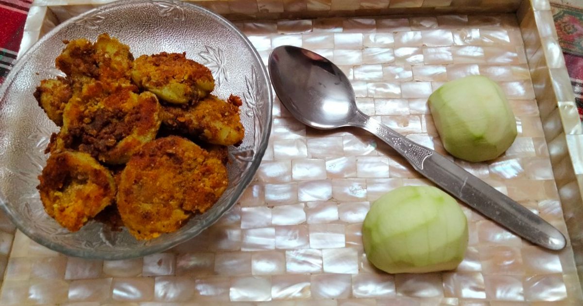 Tinda | Besan Stuffed Tinda Recipe by Kalpana Rai - Cookpad