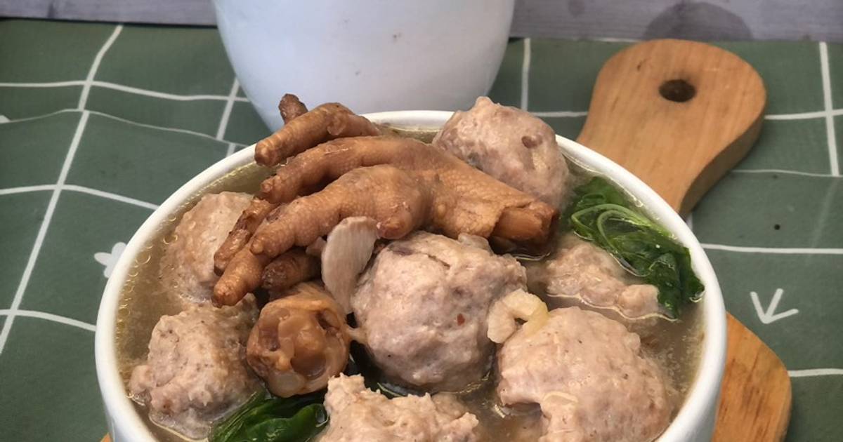 Resep 499. Bakso Daging topping Cakar #PenulisFavoritku oleh Agustin ...