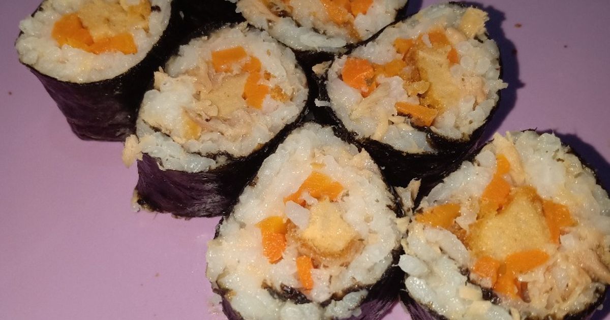 Resep Sushi Roll Tuna Nugget oleh Safira PS - Cookpad