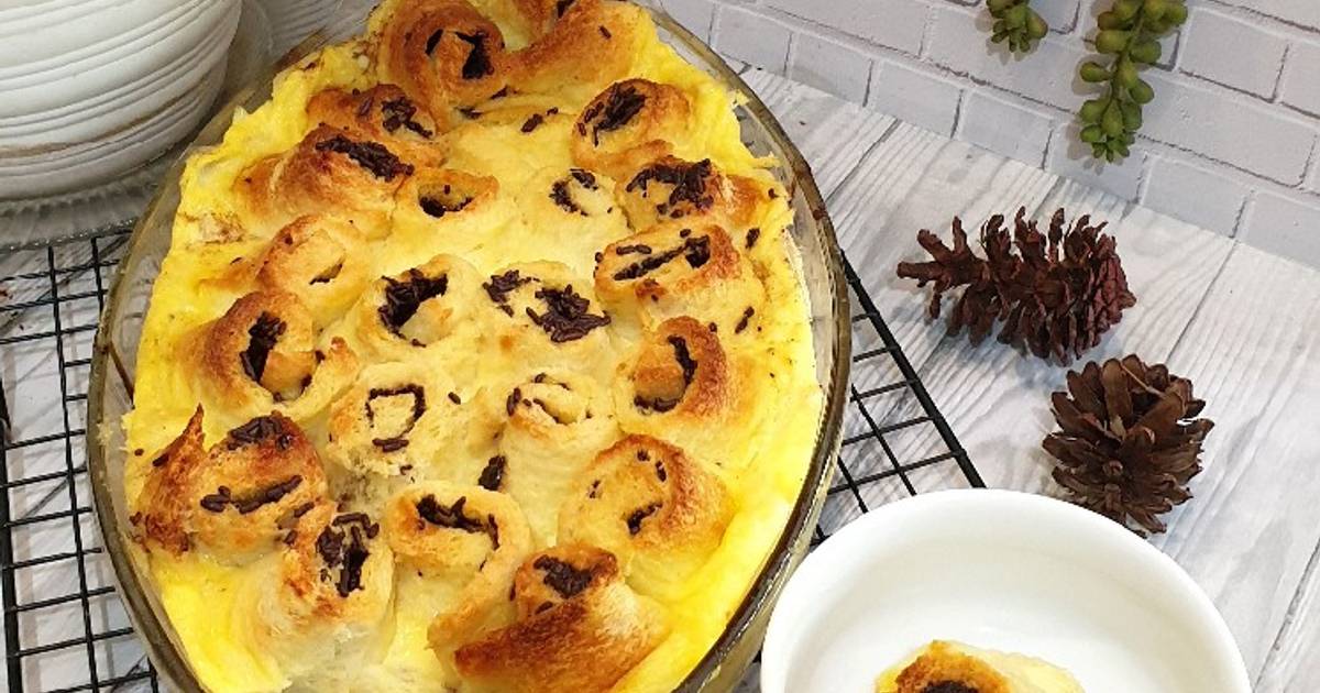 Resep 297. PUDING ROTI TAWAR GULUNG oleh Ibu Endah - Cookpad