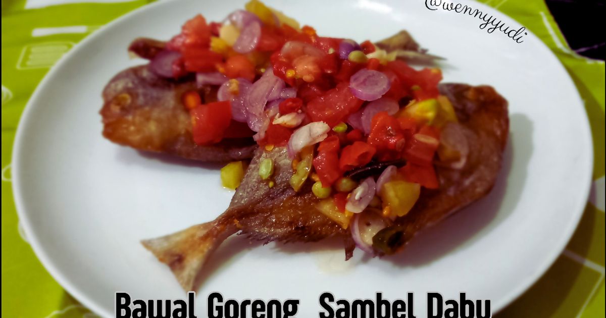 Resep Bawal Goreng Dabu Dabu Lilang oleh Wenny Yudi, S.Psi, MM. - Cookpad