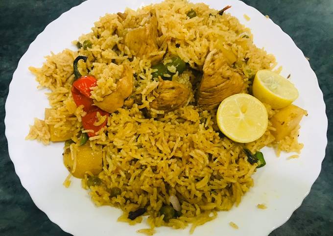 Chicken mix biryani Recipe by Zobia Sajjad - Cookpad
