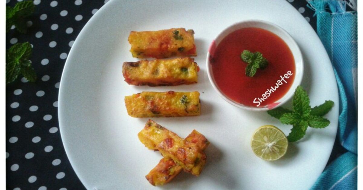 Vegetable Fingers Recipe By Shashwatee Swagatica