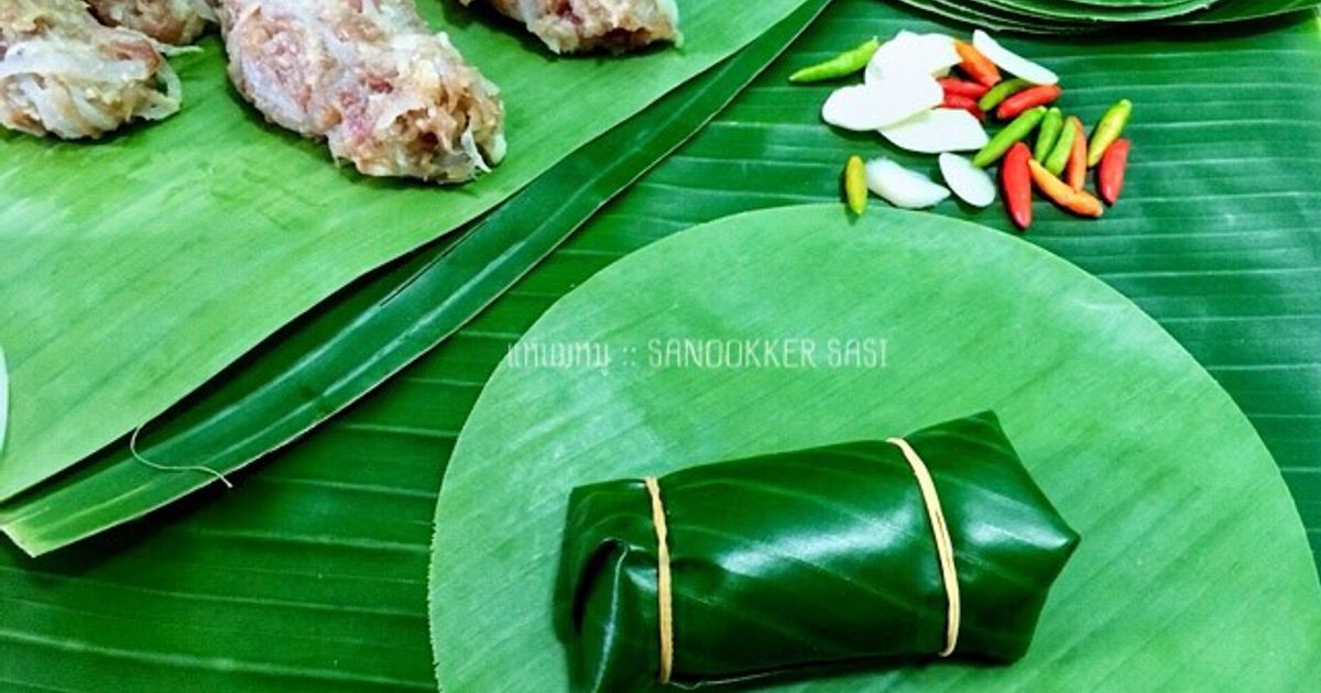 Naem Moo (Fermented Pork Sausage) Recipe By ..Sanookker.. Sasi