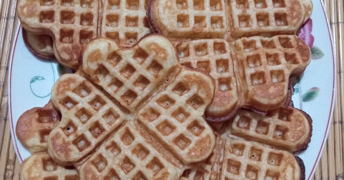 Resep waffle crispy dan fluffy: Sederhana untuk sarapan atau jualan