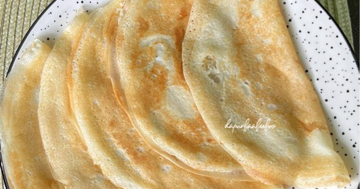 Resipi Hal Piti Thosei (Rice Flour Dosa) oleh Kakak Faa - Cookpad