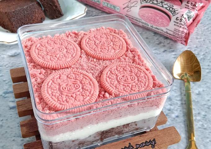 Resep Dessert box Oreo blackpink oleh Wiwik N - Cookpad