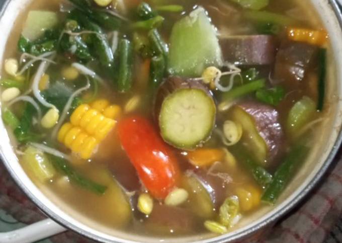 Resep Sayur asem segar bumbu terasi oleh Arhafin - Cookpad