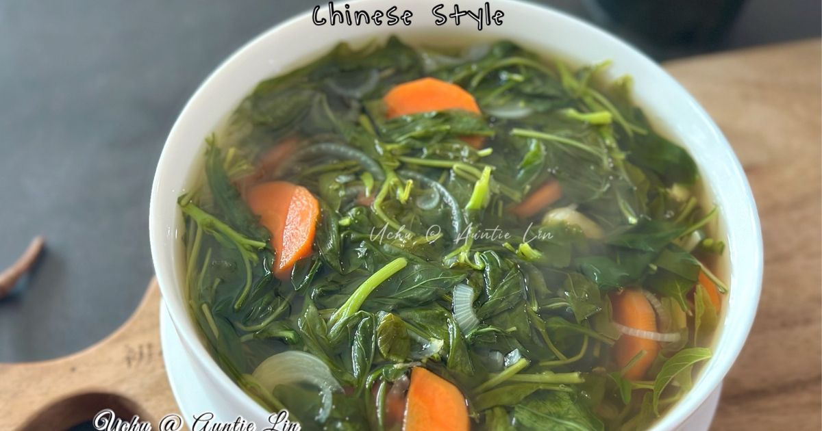 32 resepi sayur bayam masak bening yang sedap dan mudah oleh komuniti ...