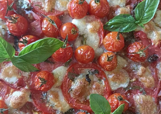 🌱Tarte Tomate Thym Frais Basilic Moutarde Mozza de Zest' de Flow - Cookpad