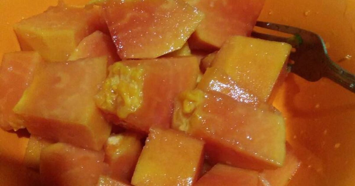 Resep Pepaya Asam Manis oleh Dwi Rohma Agustin - Cookpad
