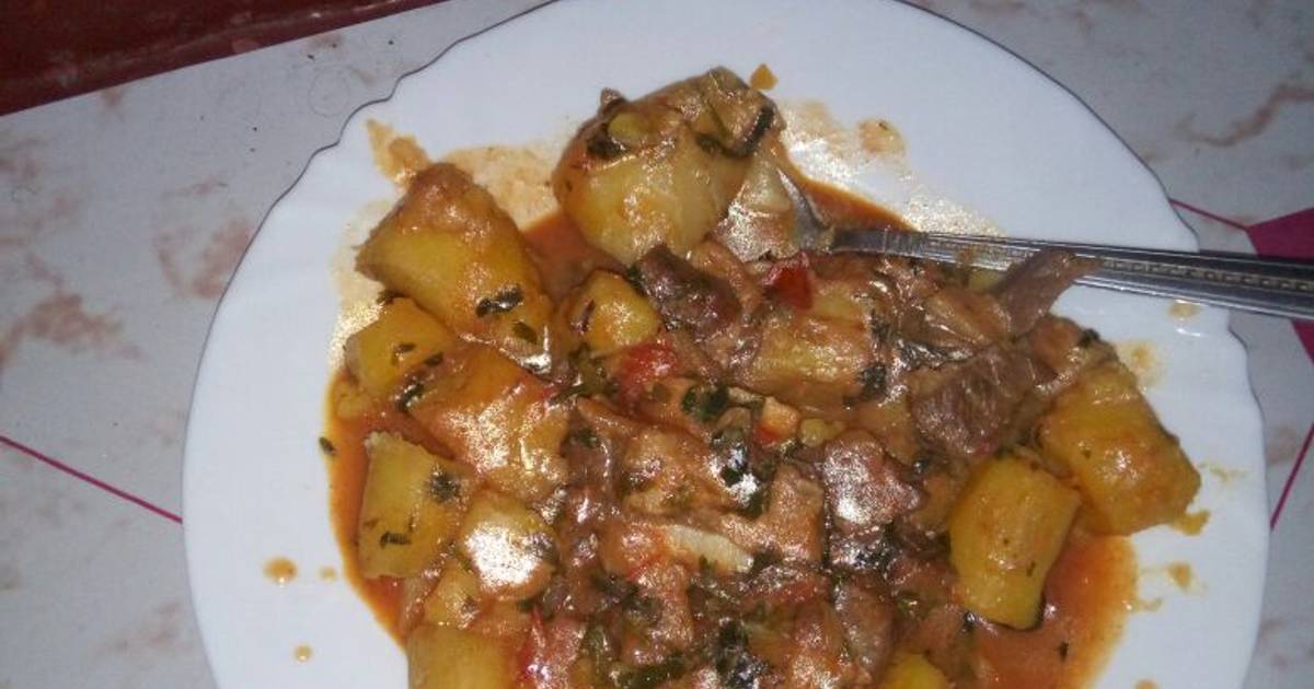 Matoke stew with beef Recipe by Sweet purity - Cookpad