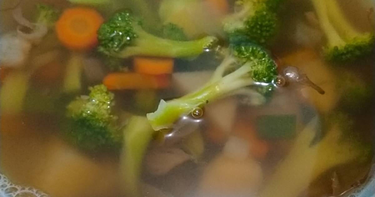 Resep Sup Sayur Kaldu Udang oleh Hening Lestari - Cookpad