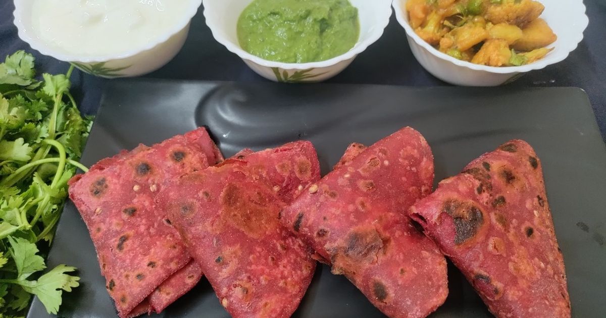 Beetroot Paratha Recipe by Mukti Sahay - Cookpad