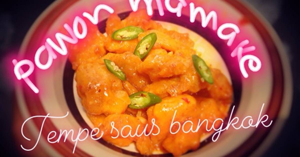 Resep Tempe saus bangkok oleh Pawon Mamak’e - Cookpad