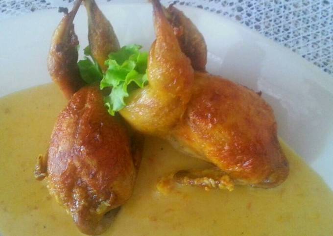 Codorniz al vino Receta de Ángeles Medina- Cookpad