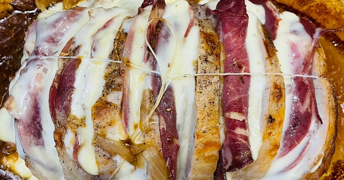 Orloff Pork Roast With Coppa And Raclette Cheese Recipe By Lucia Cariati