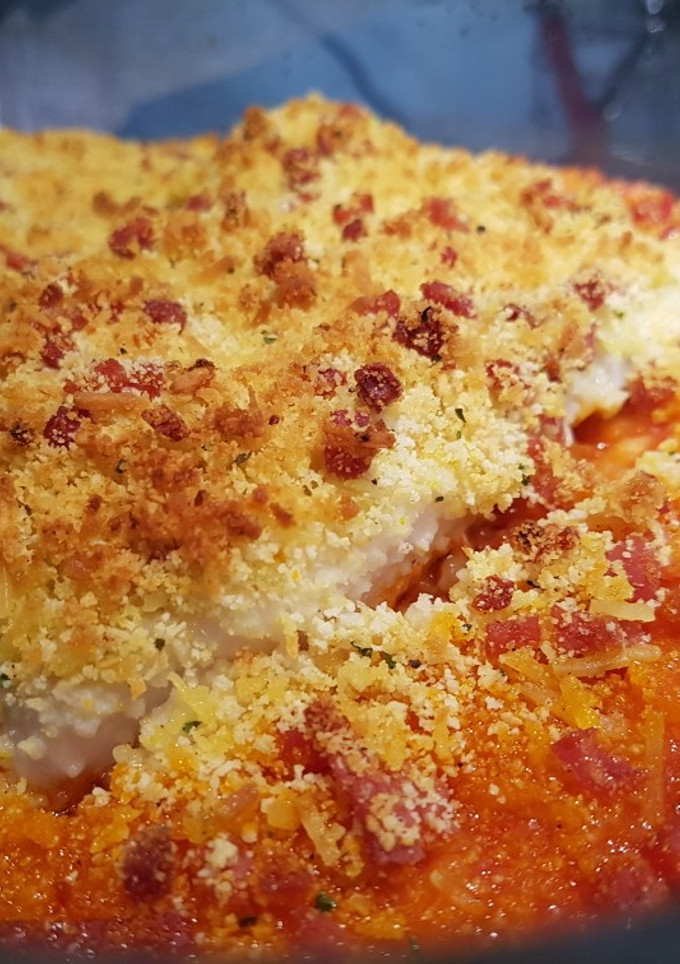 Merluza Con Costra Al Ajo Y Arroz A La Cúrcuma Al Horno Receta de ...