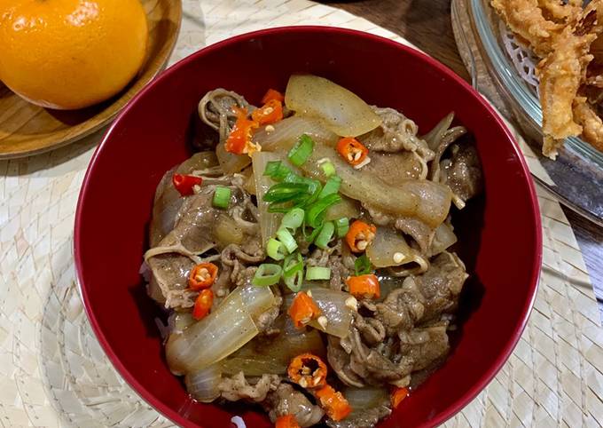 Resep Beef Rice Bowl oleh Fradika - Cookpad