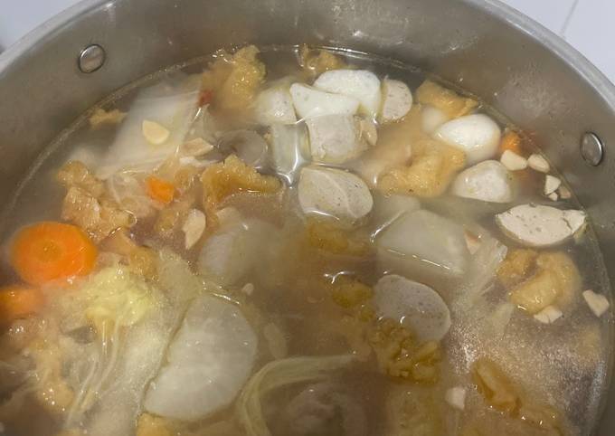 Resep Sop perut ikan favorit keluarga (Halal) oleh Ira go - Cookpad