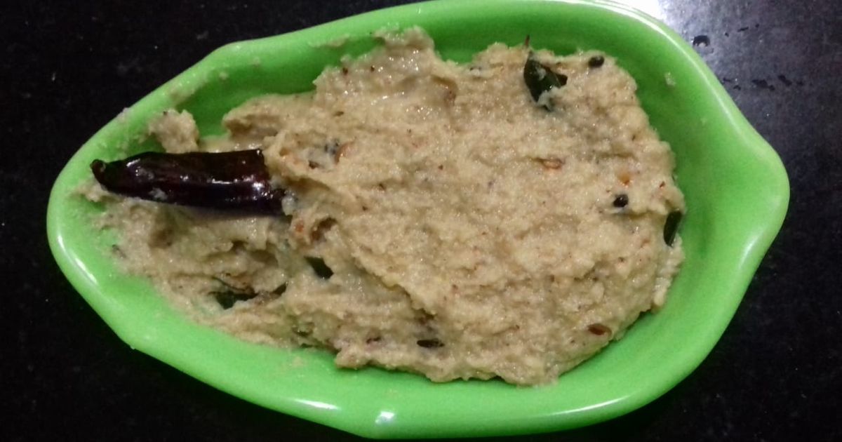 Kobbari Chutney (Andhra Style) Coconut Chutney Recipe by Harshitha ...