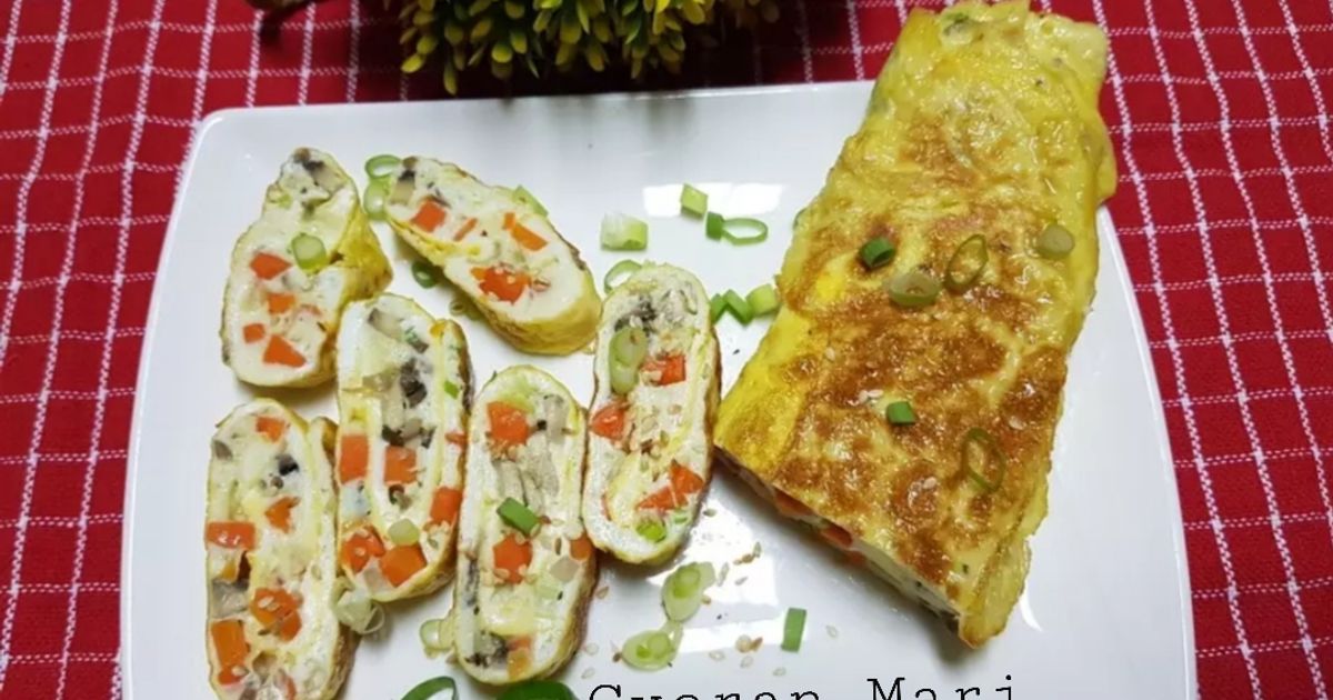 Resep Gyeran Mari /Telur Dadar Korea oleh Lina Bachry - Cookpad