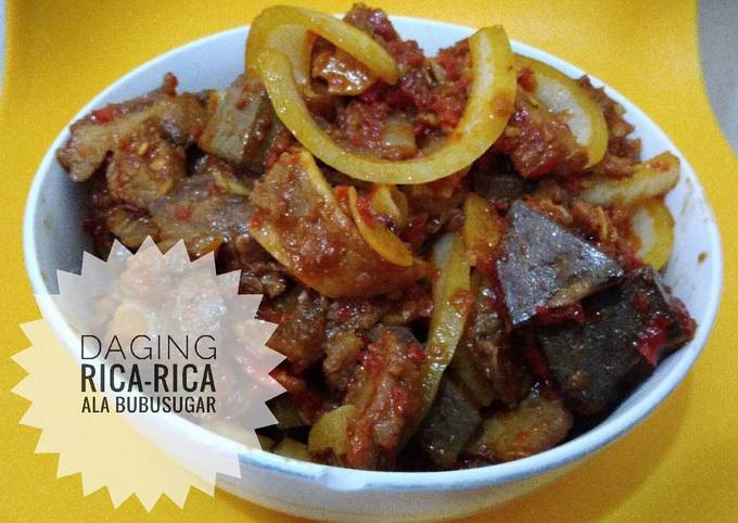 Resep Daging Rica-Rica oleh Bubu Sugar - Cookpad