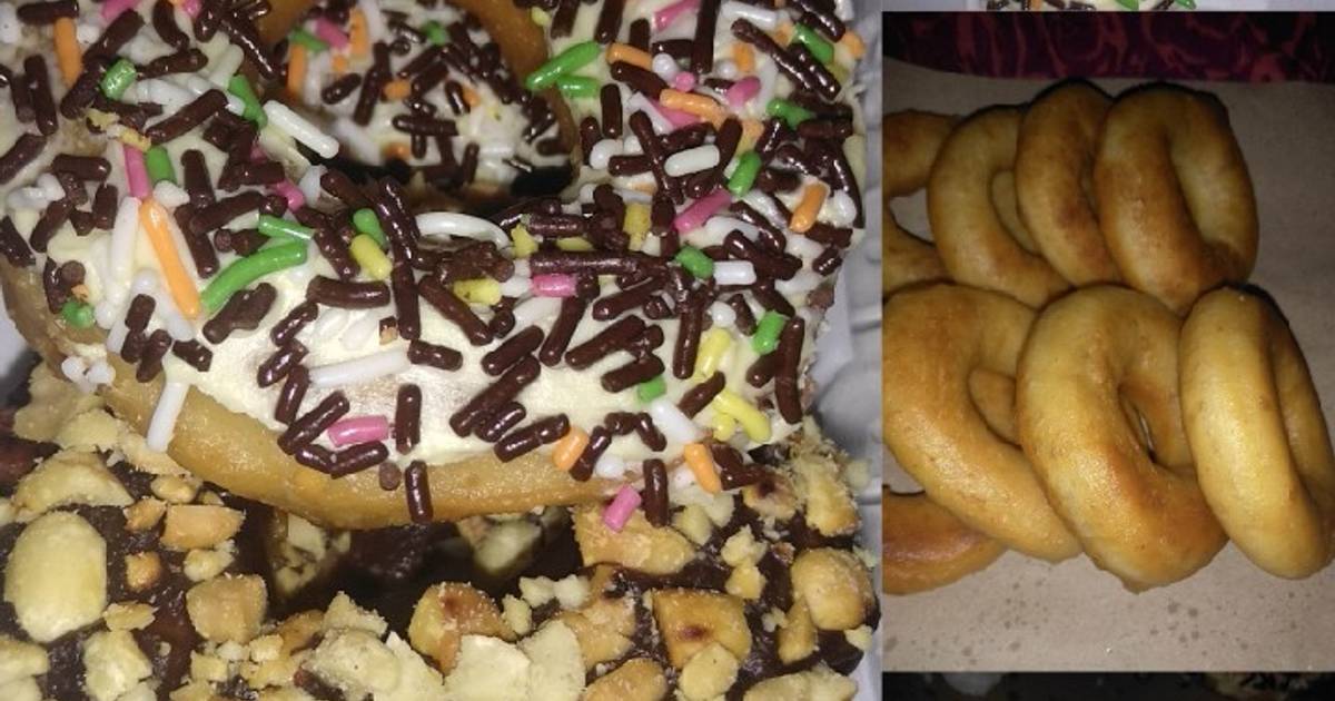 545 resep donat topping kacang enak dan mudah - Cookpad