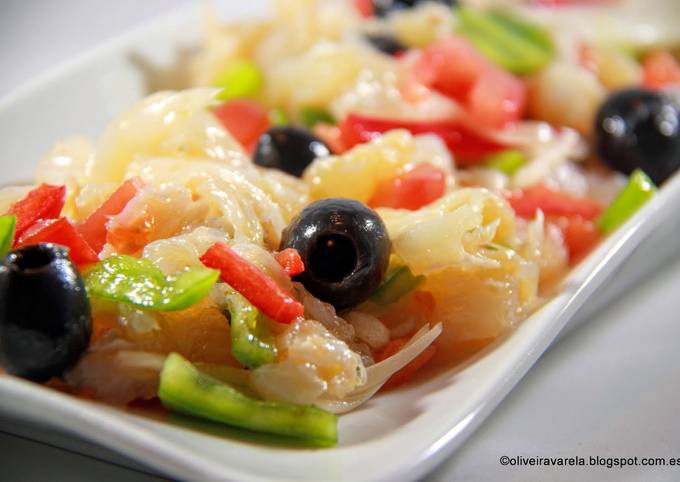 Esqueixada Receta de José Luis Oliveira Pereira- Cookpad