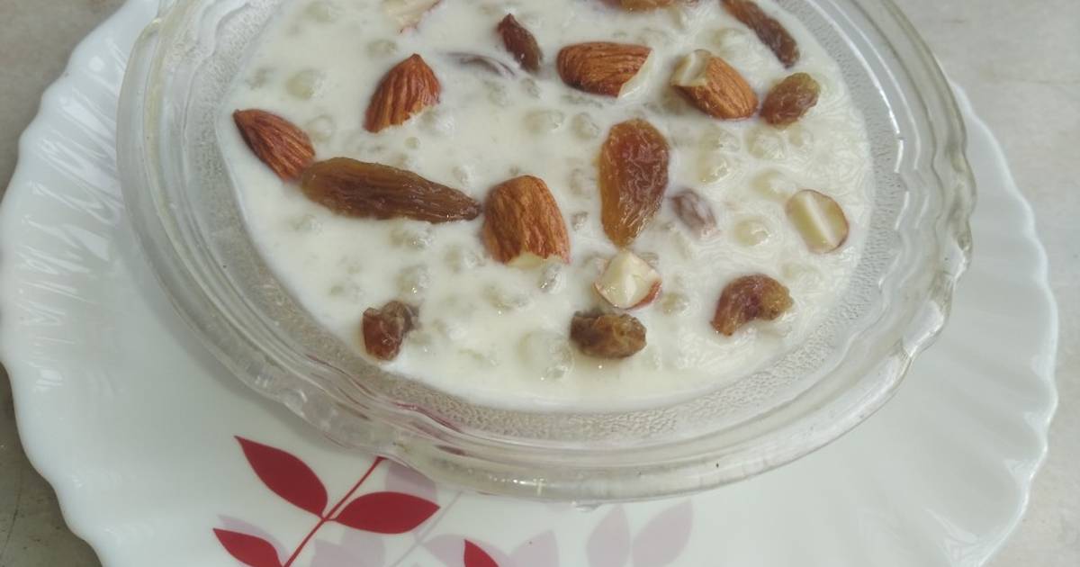 Ranjita Shee বানিয়েছেন ড্রাই ফ্রুটস দিয়ে সাবুর পায়েস(dry fruit diye ...