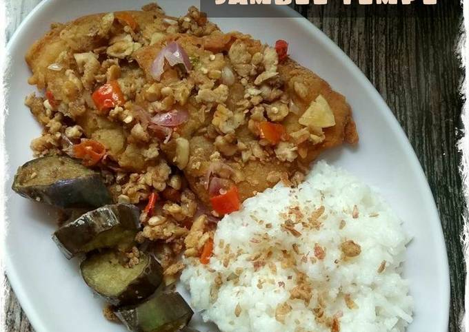 Resep Telur Penyet Sambel Tempe oleh avec_bian - Cookpad