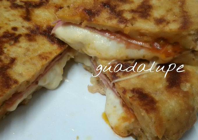 Tortino di pane o calzone de pan duro en GME y F y tradicional Receta ...