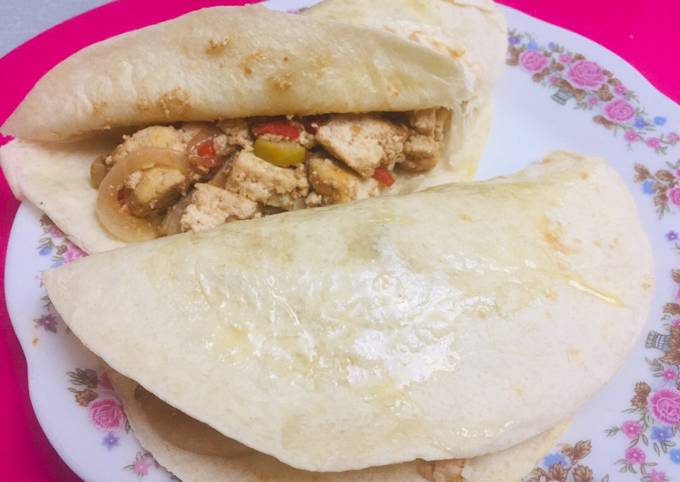 Tortillas De Tofu Ahumado En Salsa De Soja 🌮🍴 Receta De Karen Andrea