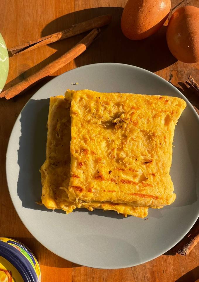 Resep Banana French Toast / Roti Panggang Pisang Susu, Sarapan Simpel ...