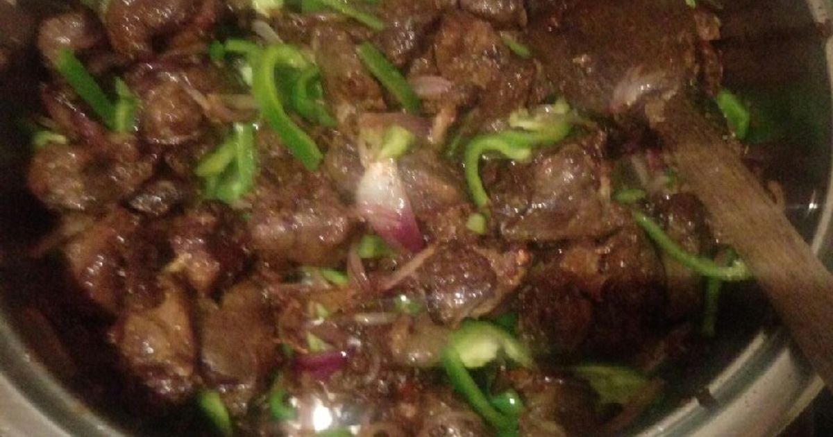 Liver Dry Fry Recipe by Miriwama - Cookpad
