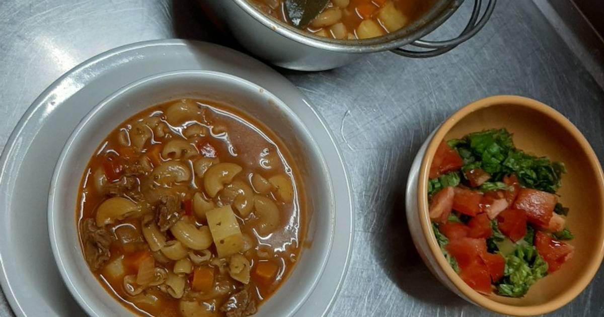 Guiso de fideos coditos - 143 recetas caseras- Cookpad