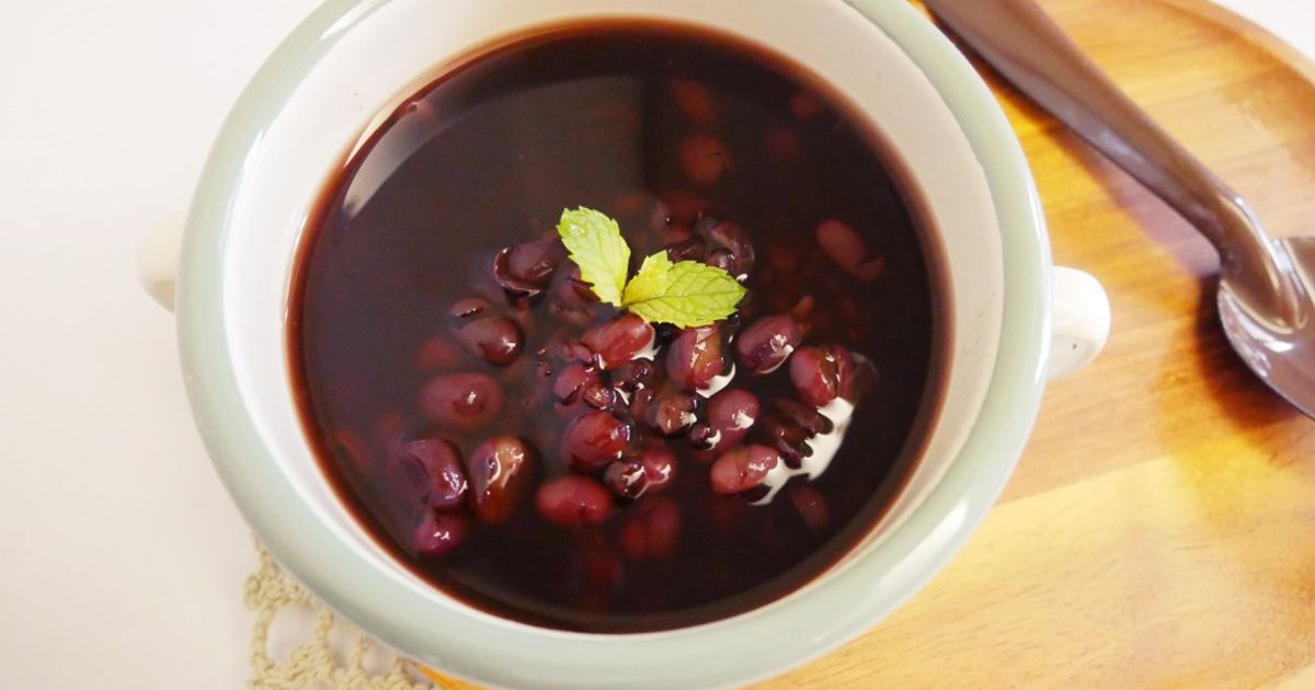 Pressure Cooker Black Glutinous Rice And Red Bean Soup (No Soaking ...