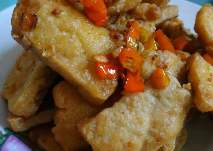 Resep Tahu Cabai Garam oleh nom nom - Cookpad