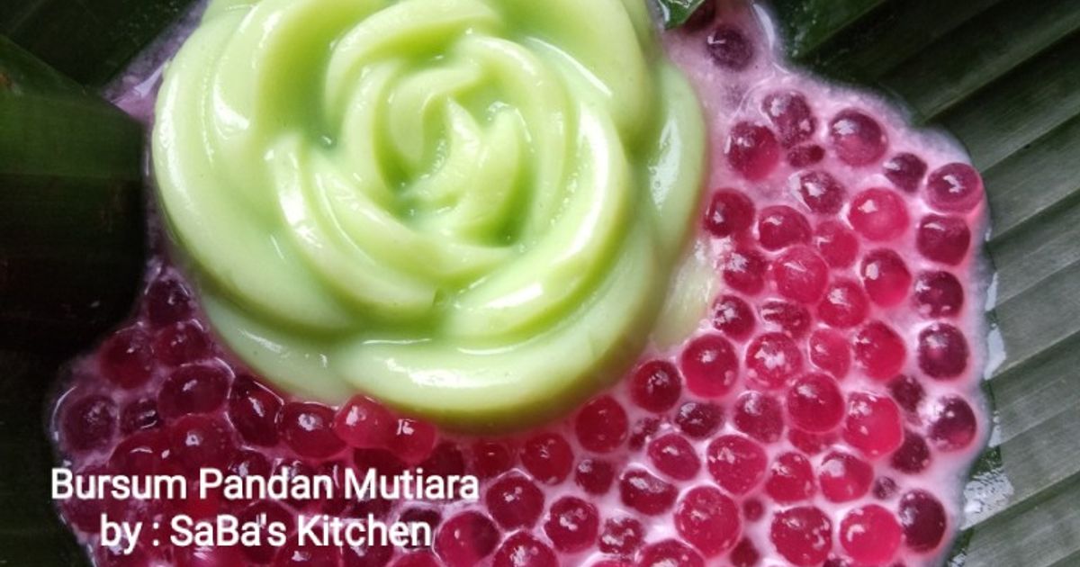 Resep 30. Bursum Pandan Mutiara oleh SaBa's Kitchen - Cookpad