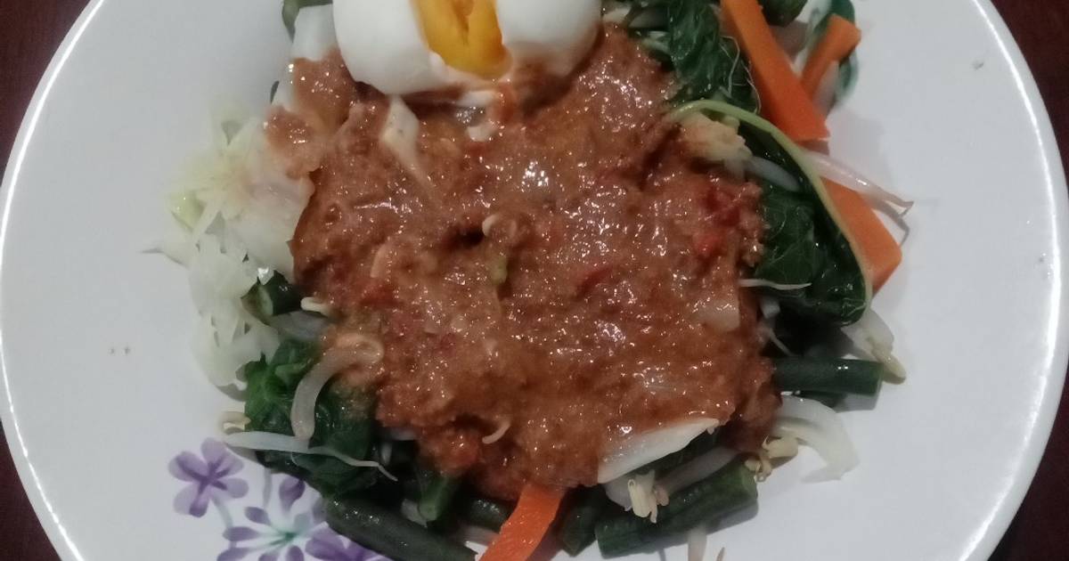 808 resep pecel sayur enak dan mudah - Cookpad