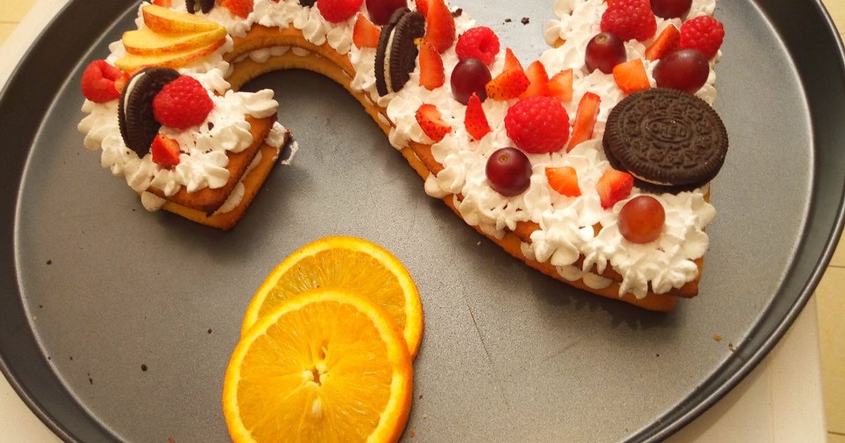 The Number Cake/Tart Cake Recipe by Pure - Cookpad