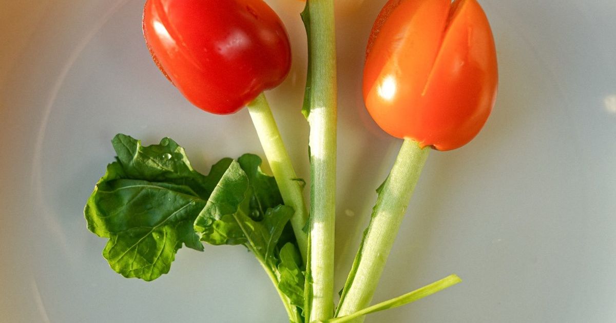 Sweet Spring Is Here! Cherry Tomato Tulip Salad 🍅🌷 Recipe By All Day Meal