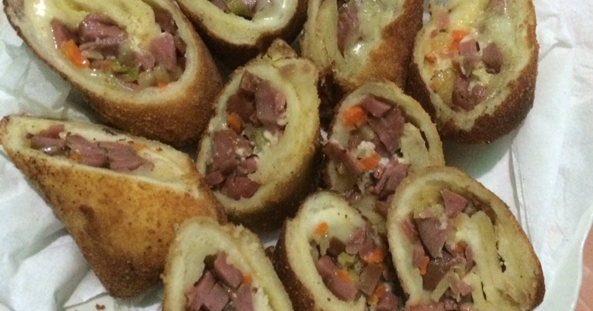 Resep Risol Roti isi oleh Dewyk (mama Wyta) - Cookpad