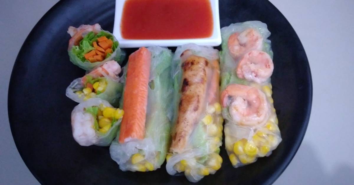 28 resep vietnamese spring roll ayam udang enak dan mudah - Cookpad