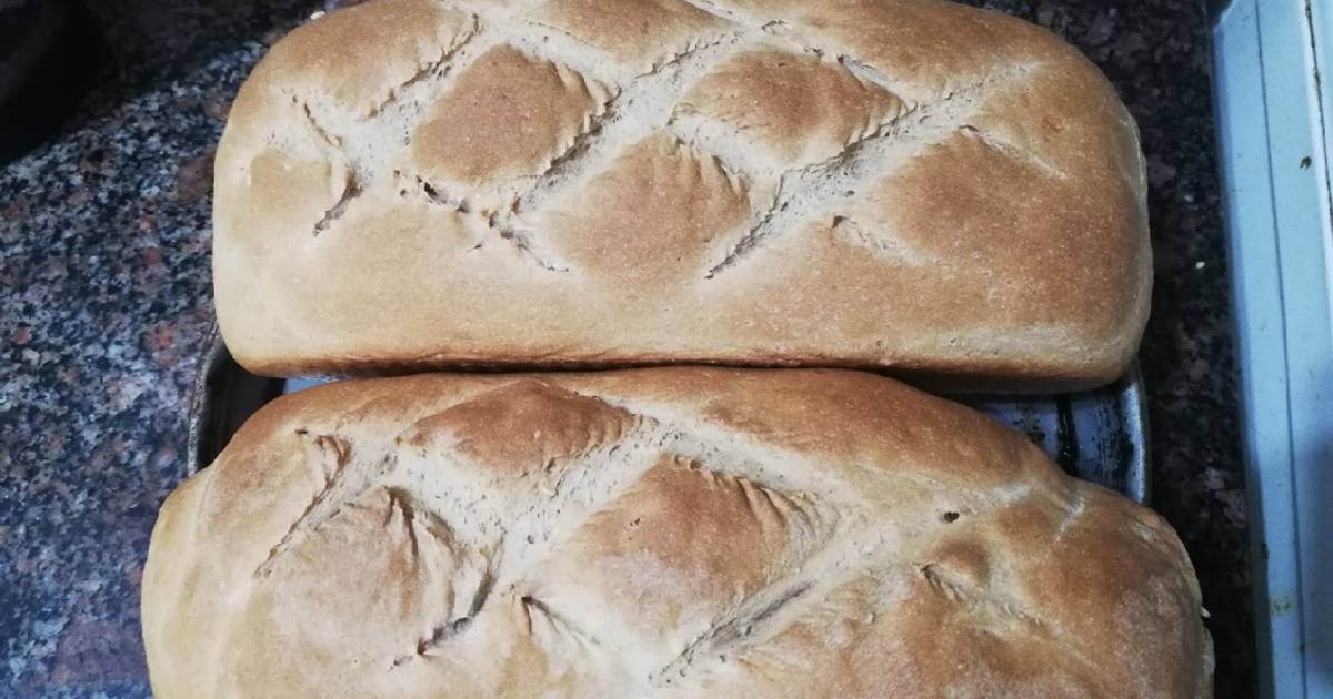 Pan Lactal Integral Receta de Fabio Bustos- Cookpad