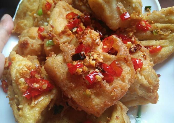 Resep Tahu Crispy Cabe Garam oleh ajeng kusuma - Cookpad