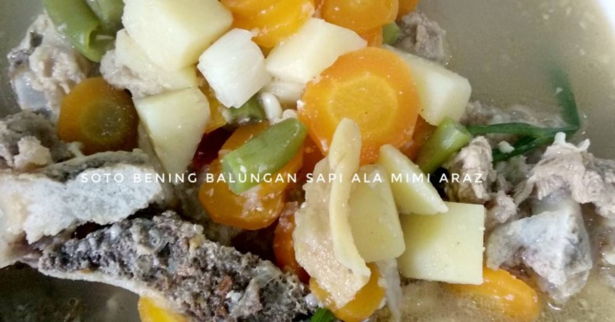 48 resep soto daging balungan kuah bening enak dan mudah - Cookpad